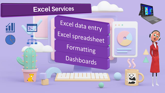 Create professional excel spreadsheets and dashboards by Saima_55 | Fiverr