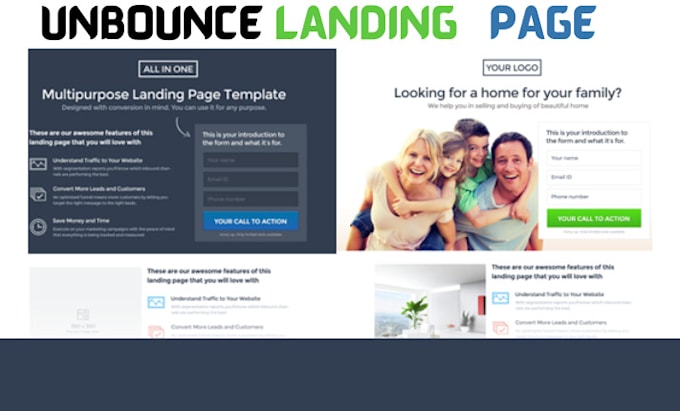 Create a captivating unbounce landing page, unbounce page by Leasbeast ...