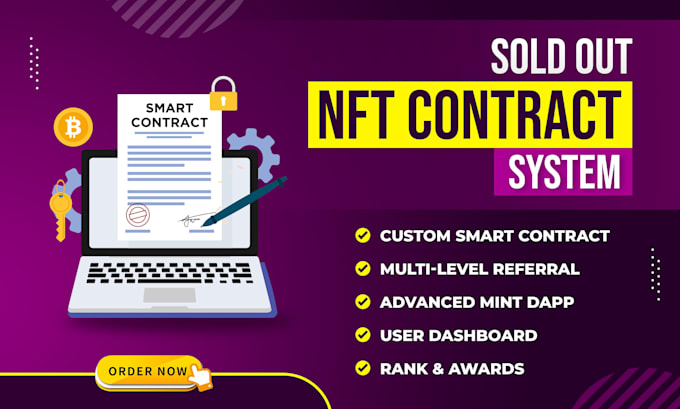 Create your nft smart contract with a referral system by Dogebao976 ...