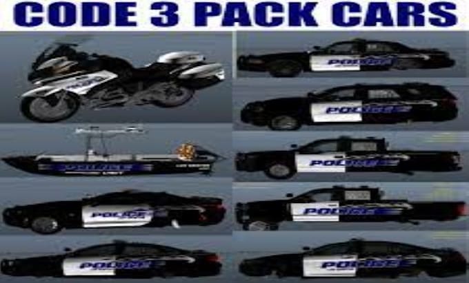 Do design custom livery of police, car, custom livery of all cars of ...