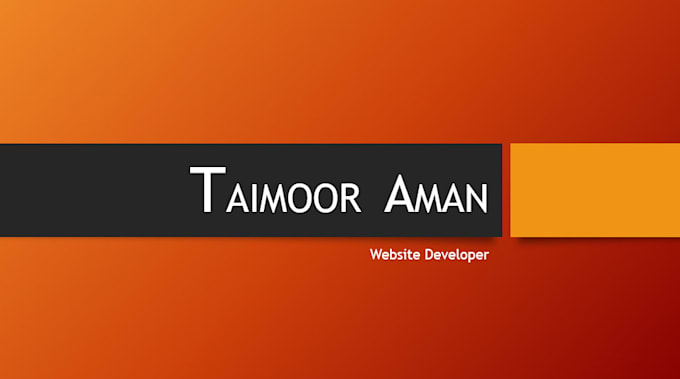 Develop html, css, bootstrap responsive websites by Taimooraman | Fiverr Develop html, css, bootstrap responsive websites by Taimooraman | Fiverr