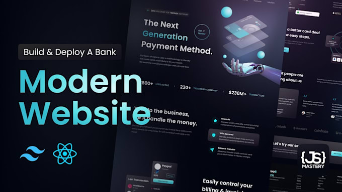 Be Your Frontend Reactjs Developer I Develop Best React Websitenode Js Website By 