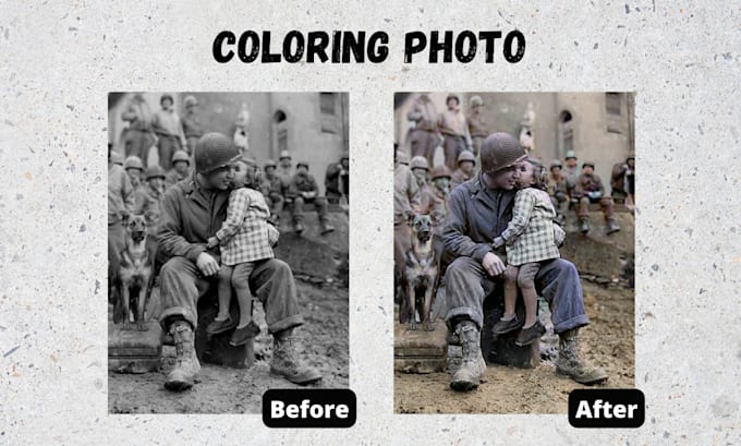 Coloring and fixing your old photo by Feryhandikaa | Fiverr