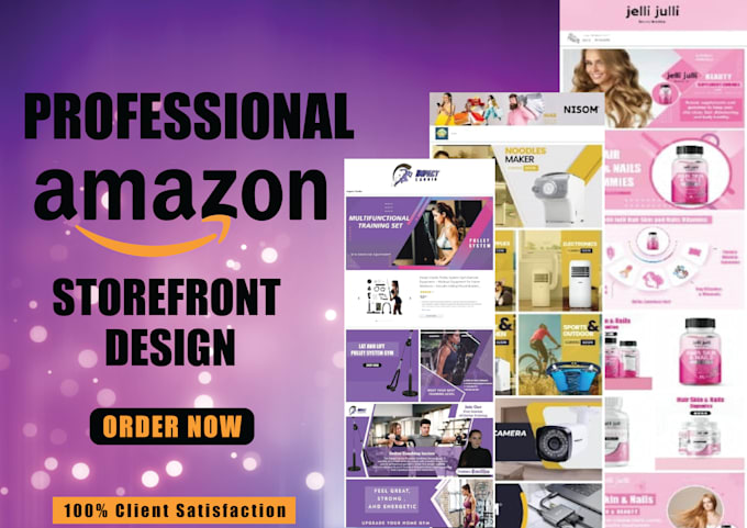 Create a luxury and professional amazon storefront design for your brand by Husnainraza57 | Fiverr