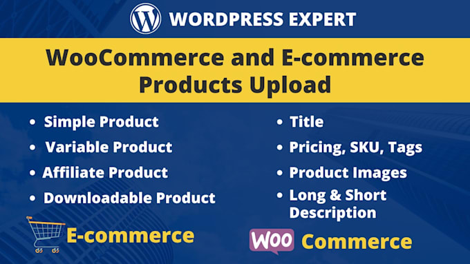 Do Wordpress Data Entry And 500 Woocommerce Product Upload By Hammad Develop Fiverr