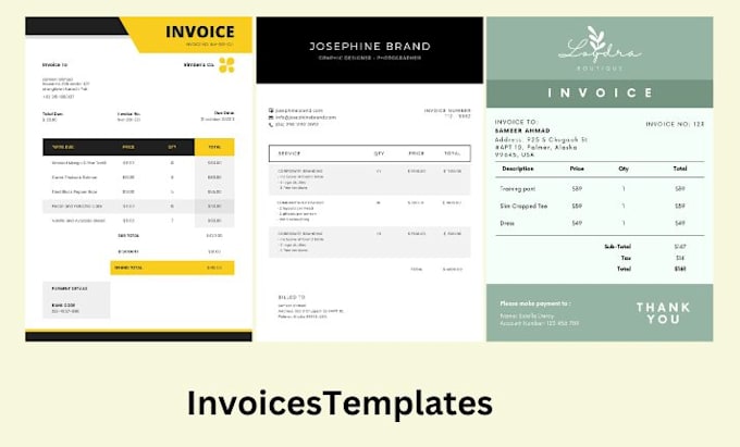 Design professional invoice template in 1 day by Sameerkhan3322 | Fiverr