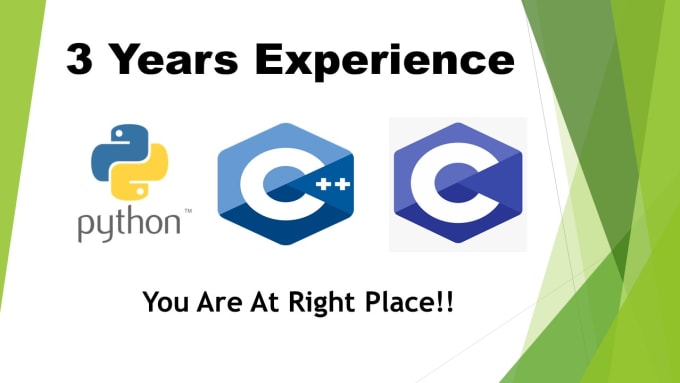 Do c, c plus plus, python, data structures projects by Hanzlaferoze12 ...
