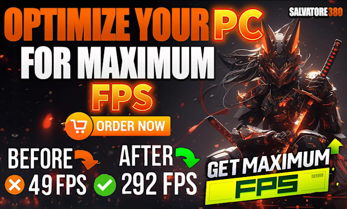 Optimize, fix and overclock your pc,computer fps for gaming,fortnite,warzone by Salvatore380 ...