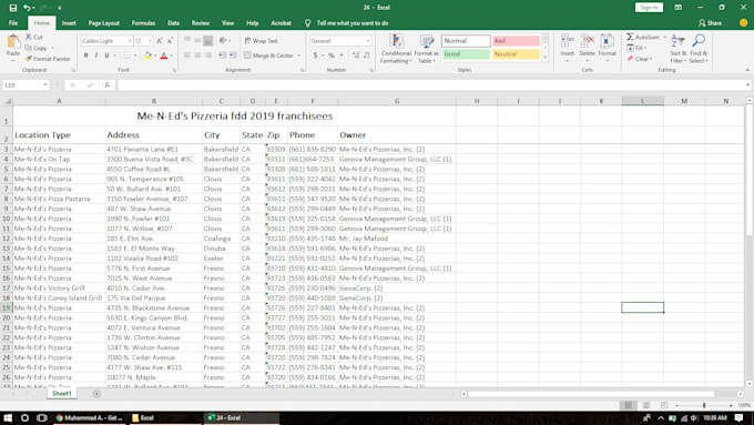 Dataentry Copypaste Data Collection Pdf To Excel By Sarathpawar Fiverr 