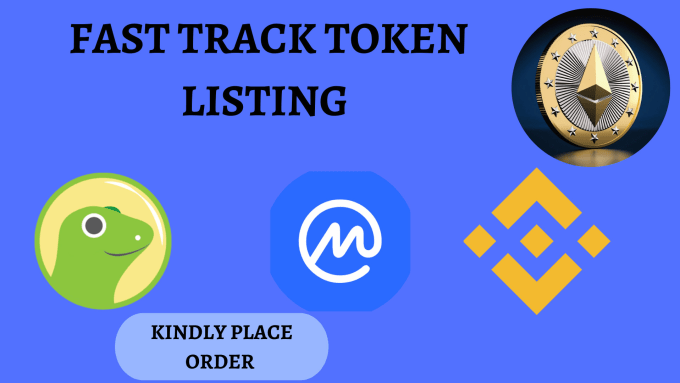Help you fast track listing your token on coinmarketcap, coingecko ...