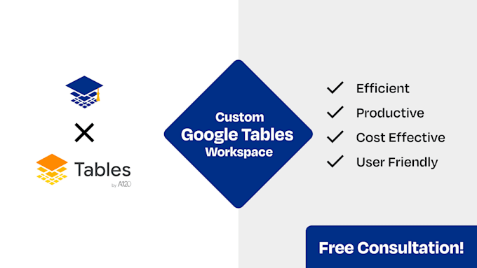 Create a google tables workspace for your business by Tablestutor | Fiverr