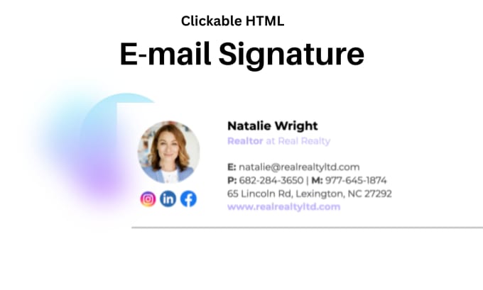 Design attractive clickable email signature by Mdshowkat92 | Fiverr Design attractive clickable email signature by Mdshowkat92 | Fiverr