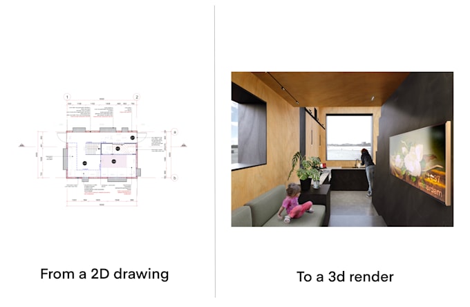 Make your 2d floorplan in a 3d model by Studio_avenir | Fiverr Make your 2d floorplan in a 3d model by Studio_avenir | Fiverr