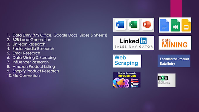 Do data entry and lead generation on regular basis by Firoz84 | Fiverr