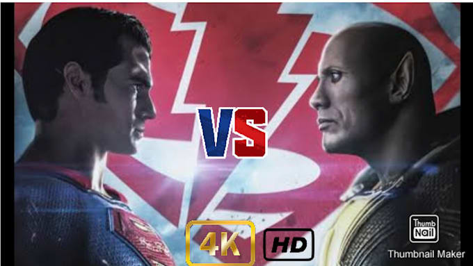 Superman vs black adam awesome by Rehman10007 | Fiverr