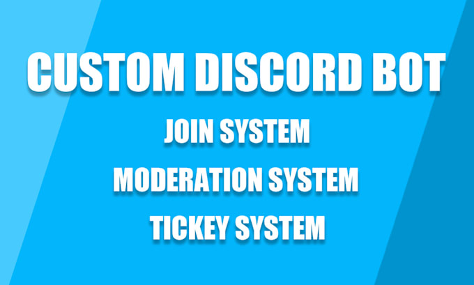 Create a discord robot for you by Loekprang | Fiverr