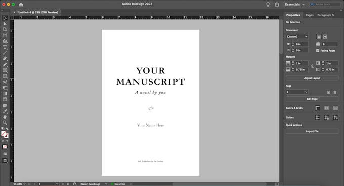 Design and format your manuscript for publication by Mallorylecroy | Fiverr