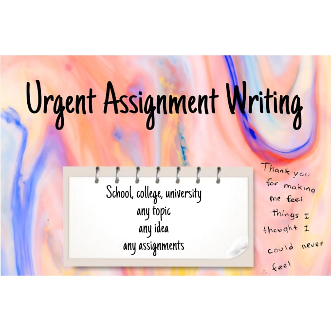 Help you in writing your projects and assignments by Asmaarida | Fiverr Help you in writing your projects and assignments by Asmaarida | Fiverr