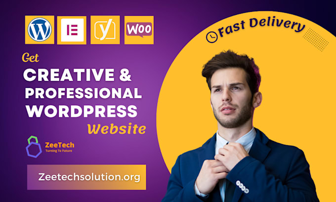 Create a creative and aesthetic professional wordpress website by Majidsameja | Fiverr