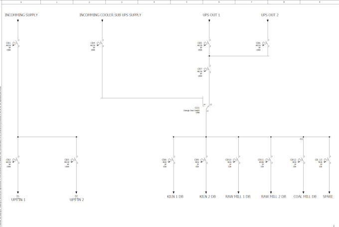 Design electrical single line diagrams and autocad drawings by Kkr ... Design electrical single line diagrams and autocad drawings by Kkr ...
