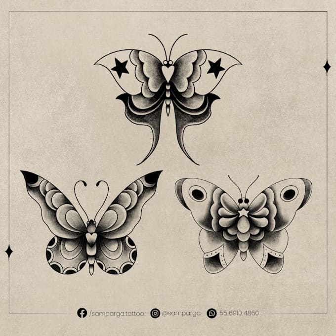 Draw oldschool traditional tattoo style design for you by Samparga | Fiverr