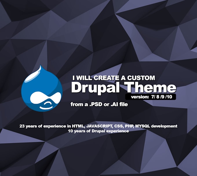 Convert your psd or ai into a drupal theme by Othengor | Fiverr
