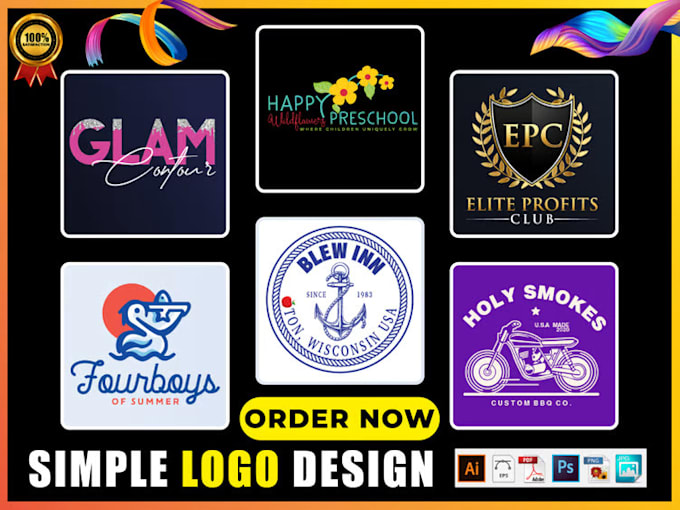 Do an amazing simple logo designed for your business by Garylogodesign ...