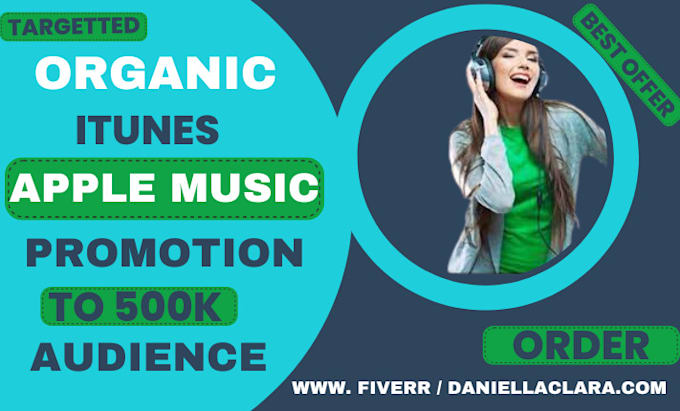Do viral itunes,apple music promotion,apple music by Tezea_sales | Fiverr