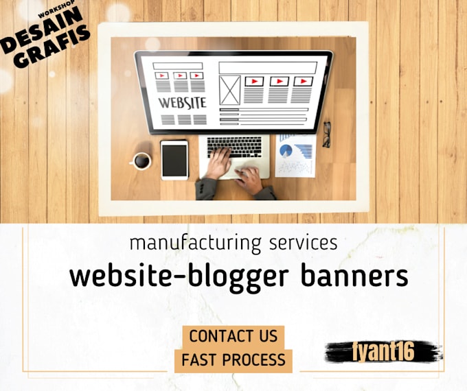 Designing a website banner logo by Fyant16 | Fiverr