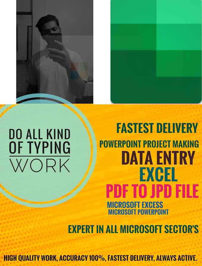 Data entry, manual data entry typing work, power point by Jisannnnn ...