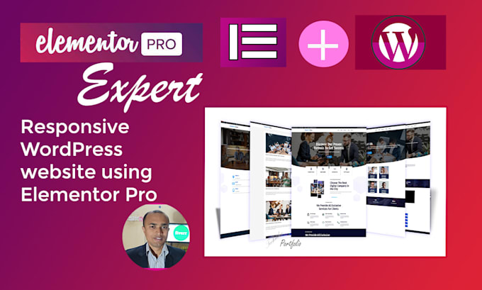 Design a responsive wordpress website using elementor pro by Kawsar01717 | Fiverr