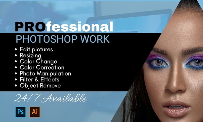 Edit pictures in adobe photoshop, photo shop work by Moazma_z | Fiverr
