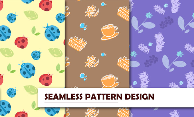 Make creative seamless pattern designs in 24h by Delwyn_inart | Fiverr