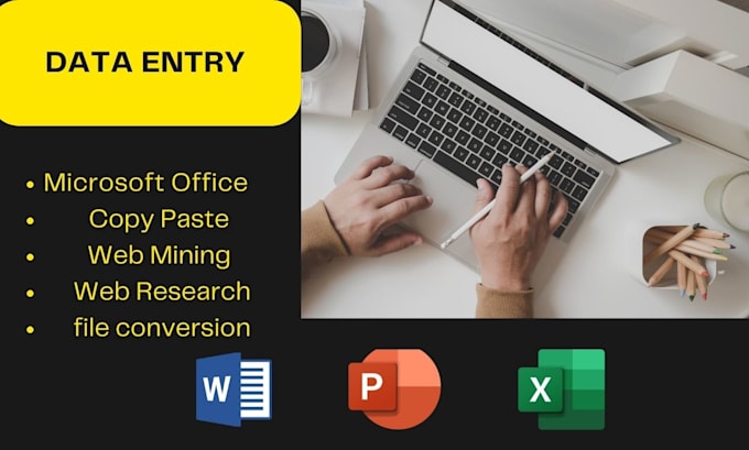 Do data entry, microsoft office, copy paste,data collection by ...