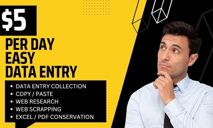 Do data entry, copy paste, web research, data collection by ...