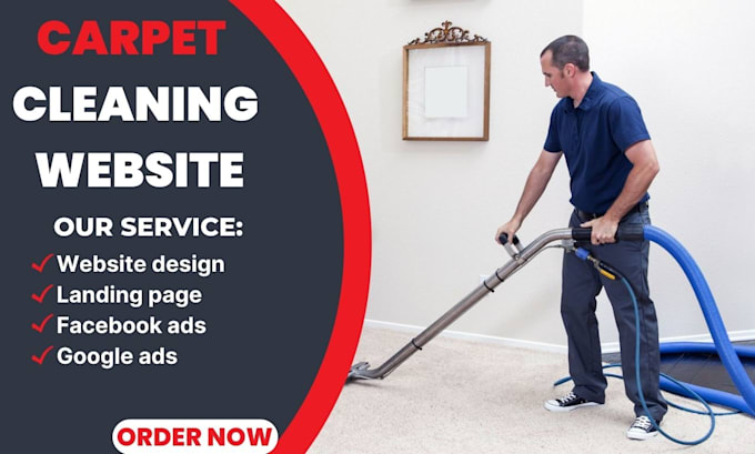Carpet cleaning cleaning website cleaning landing page ads by Harry ...