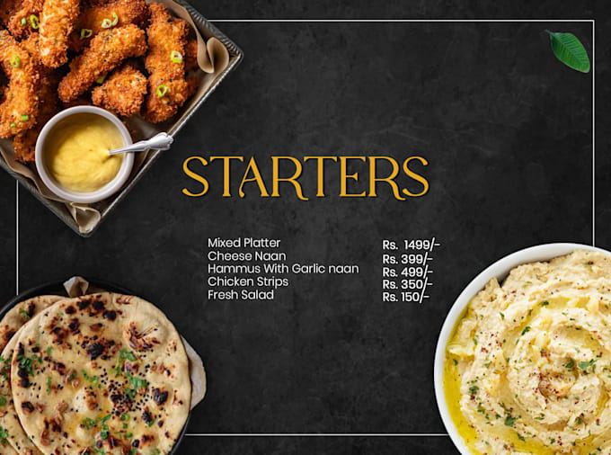 Design eye catching and editable restaurant food menu by Ali_syedhasan1 ...