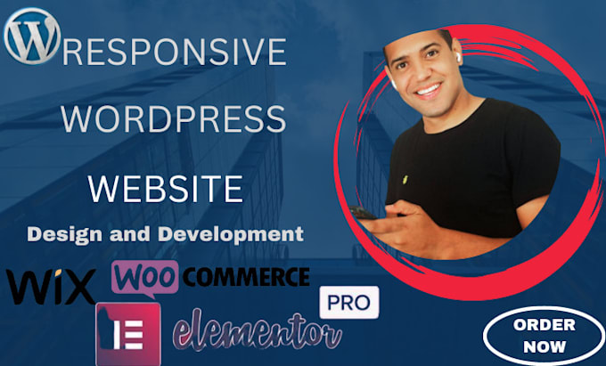 Design a responsive website, landing page with shopify, wix, readymag ...