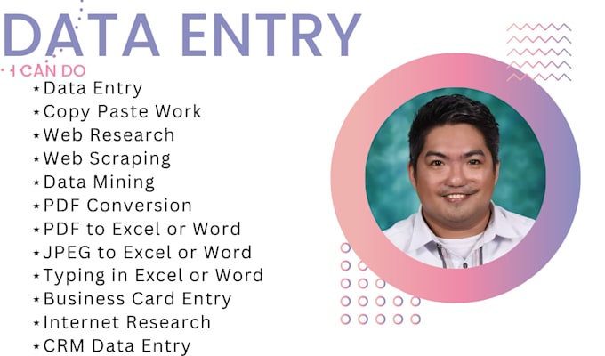 Data entry, fast typing and converting various files by Kuyamyko | Fiverr