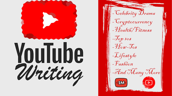 Write youtube scripts for your channel by Witherthrottle | Fiverr