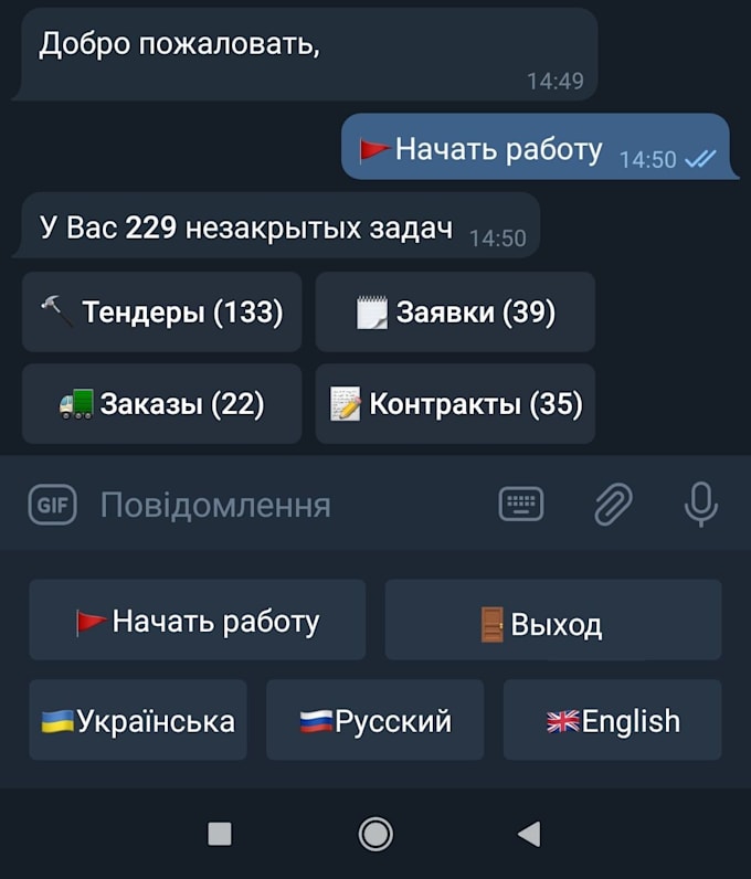 Make python telegram bot for your purposes by Bohdan1410 | Fiverr