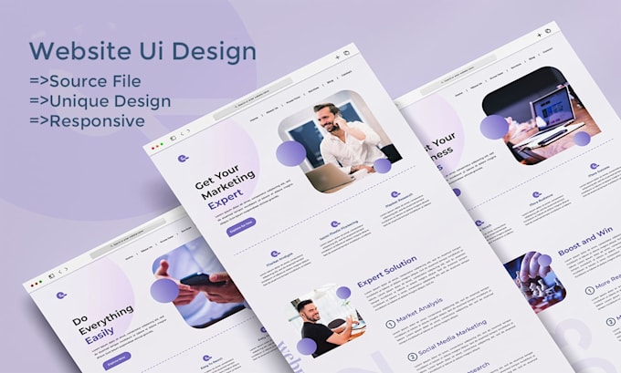 Redesign website ui or create landing page template in figma by Mona ...