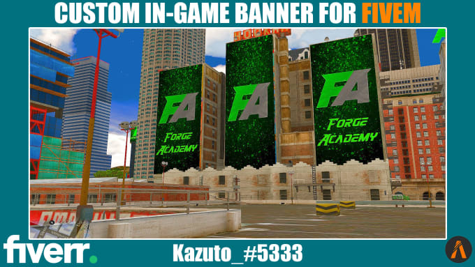 Custom fivem in game banner by Kazutoita | Fiverr