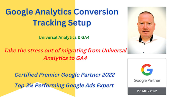 Setup your conversion tracking through google analytics by Digitaldemocrac | Fiverr