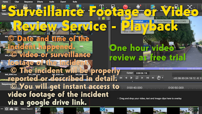 Do a video footage review or playback of your dvr, nvr, cameras for ...