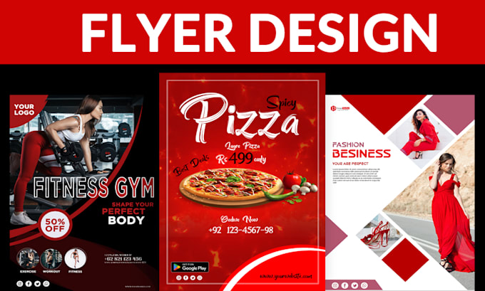 Create food flyer corporate flyer or gym flyer design by Mr_bilalabbasi ...