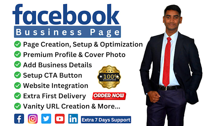 Do professional facebook business page create, setup and optimize fb fan page by Mehedi_kaysar ...