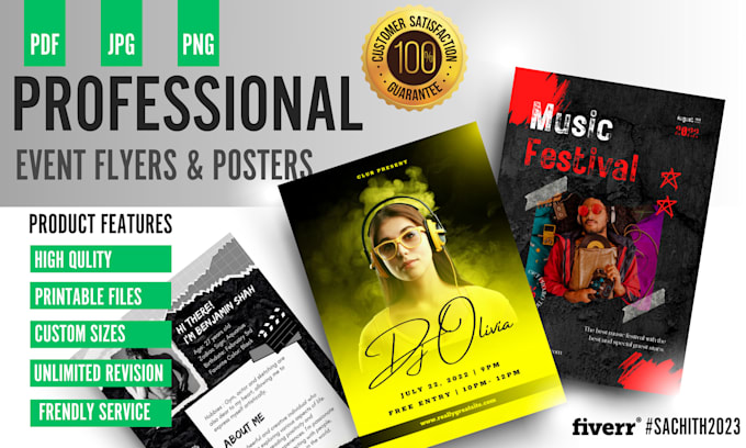 Create professional flyers for you by Sachith2023 | Fiverr
