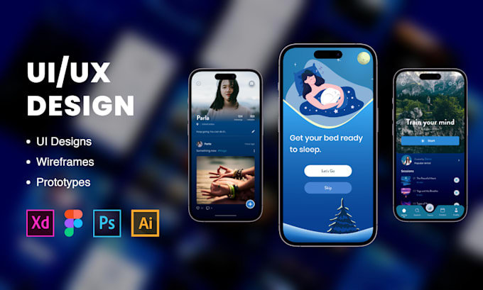 Do ui ux design for your website or app by Deepa_parla | Fiverr
