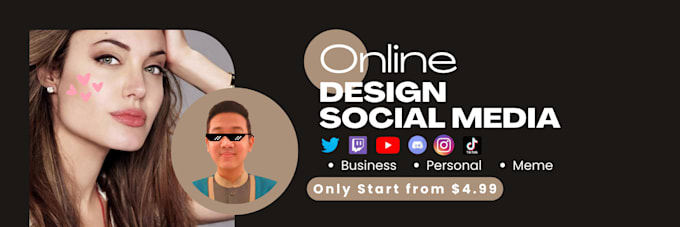 Help you design simple cute youtube thumbnails banners by Rubywibisono ...